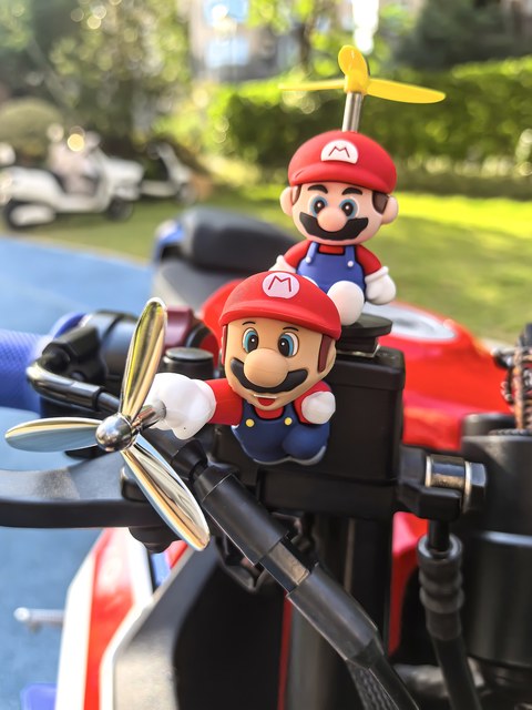 3D Flying Mario Nine Mavericks Electric Vehicle Ornament Motorcycle ...
