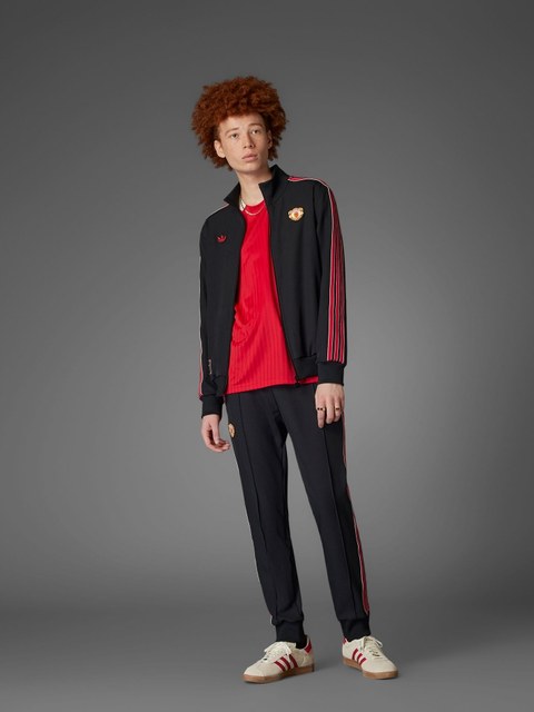 Manchester United football casual culture retro slim jacket men's new ...