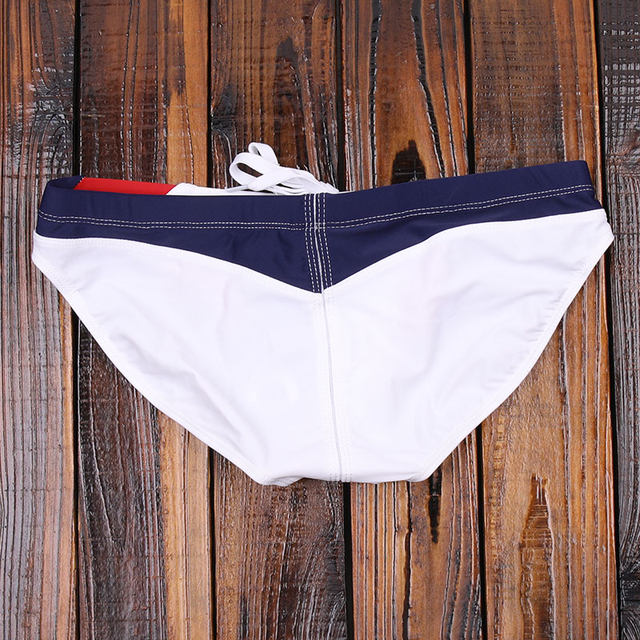 Men's triangle swimming competition swimming trunks beach vacation ...