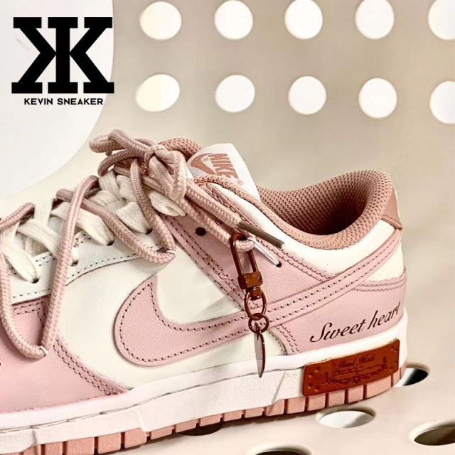 Customized sneakers NikeDunkLow retro sweetheart retro college style ...