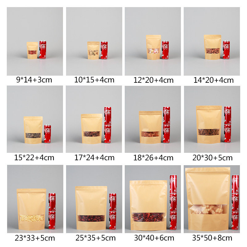 Mingke Kraft Papieren Zakken - Thee, Voedsel & Snack Verpakking