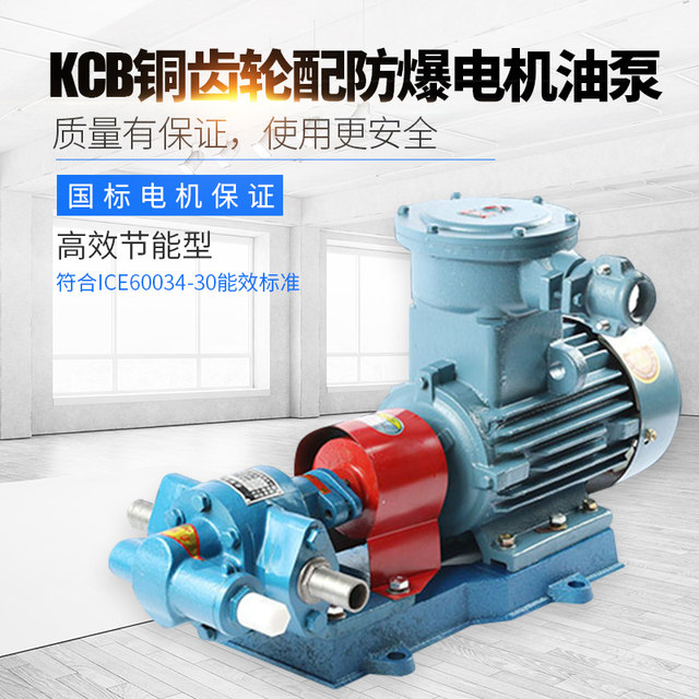 KCB gear pump explosion-proof gear oil pump with copper gear large flow ...