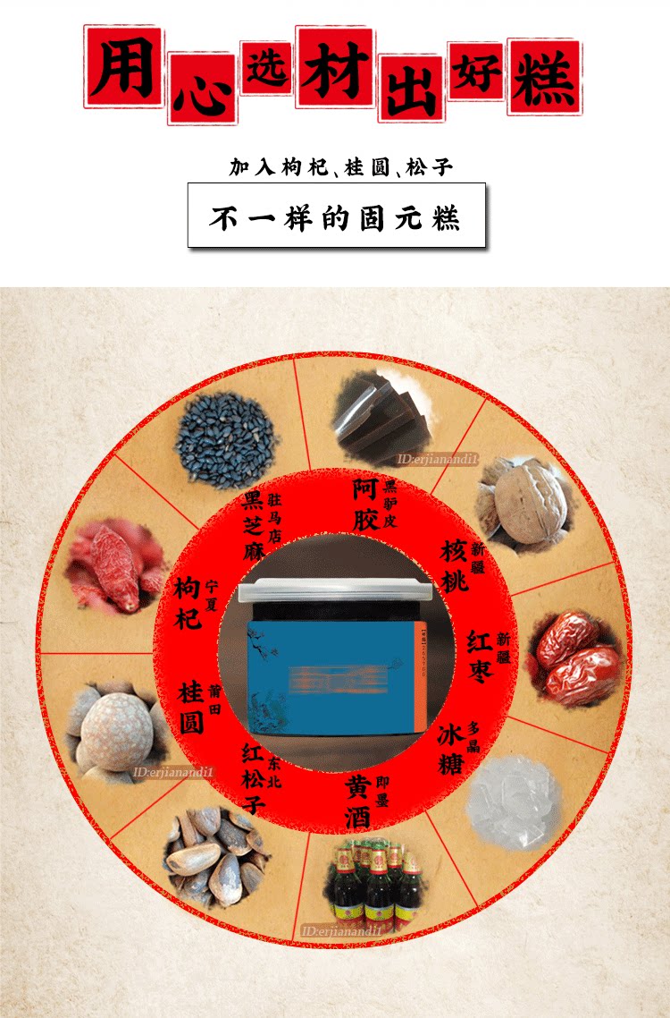 Donkey Hide Gelatin Paste - Guyuan Cake - 250g