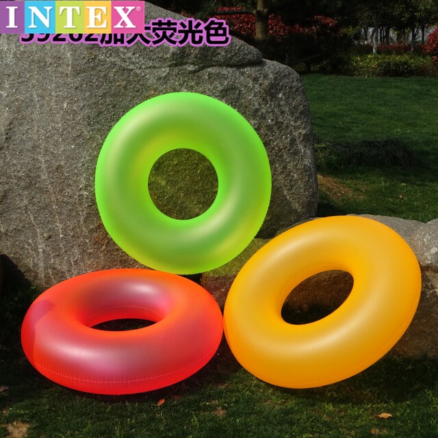 Color-changing inflatable buoyancy circle, increase and thicken life ...