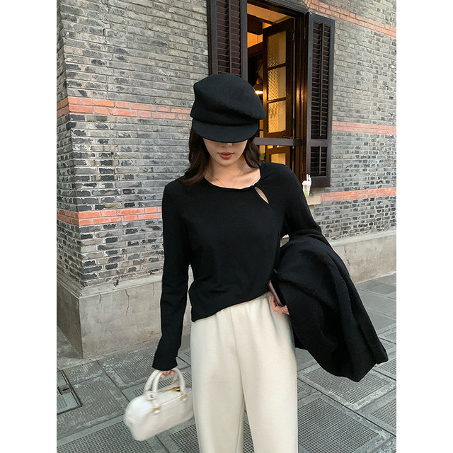 Naz Naizi Large -size winter new design sense hollow collar fat MM ...