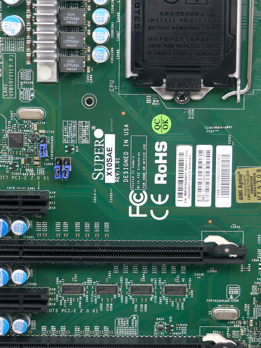 Supermicro X10SAE workstation motherboard supports E3 V3 V4 C226 chip ...