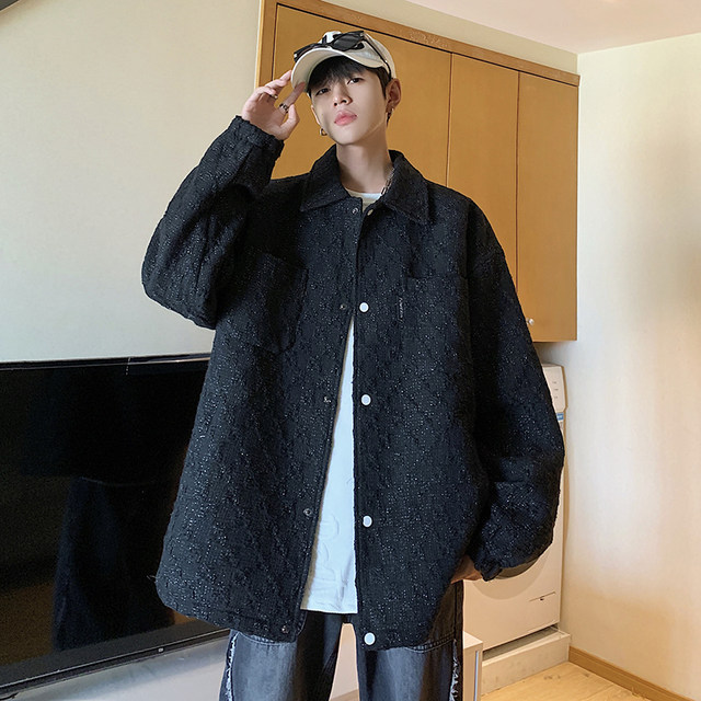 Spring and autumn men's design niche jackets for boys casual autumn and ...