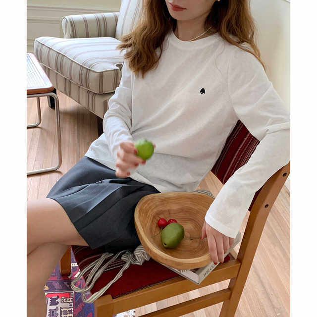 Big Blowing Women's Early Autumn Minimalist Solid Color Embroidery ...