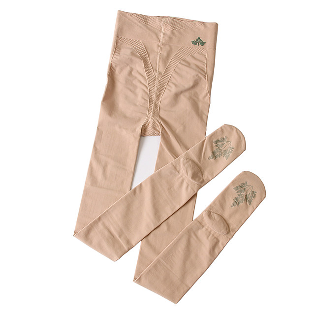 Spring and Autumn Medium Thick Stockings Women's Mugwort Stockings ...