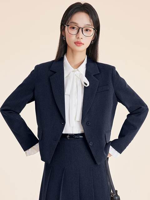 Black Suit Jacket Women's Professional Formal Business Interview Suit ...