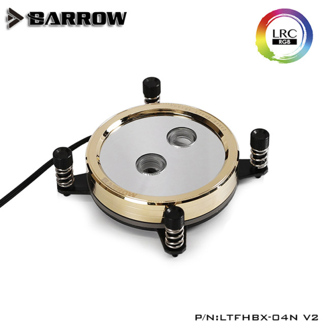 Barrow INTEL/X99/AMD platform real gold limited edition CPU water block ...