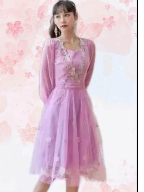 Jane Sweeney 2024 new autumn dress spliced long-sleeved temperament ...