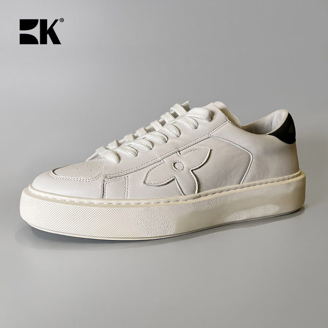 BK Bodi Kuqi casual shoes men's breathable new genuine leather shoes ...
