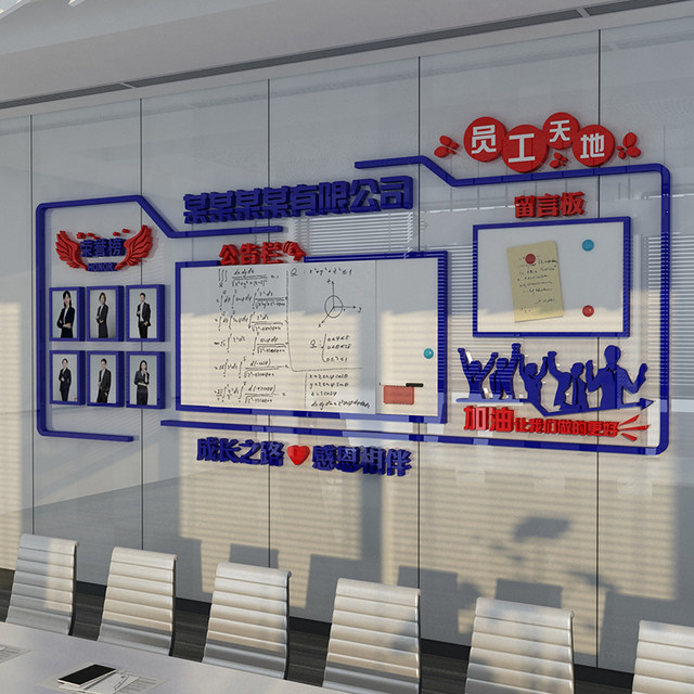 Bulletin board staff world style team building cultural photo wall ...