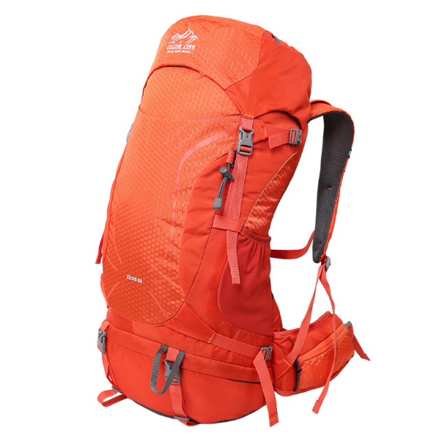 Outdoor mountaineering backpack 50L ultra-light large capacity hiking ...