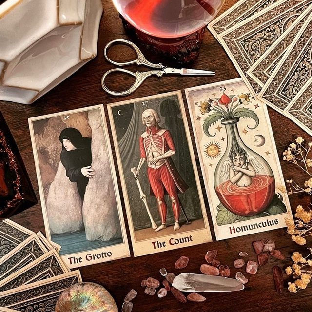 Xie Yue Zamo Twins Medieval 12*6 Oracle Board Game Card