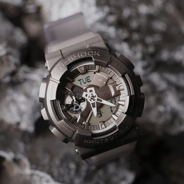 Casio small steel gun G-SHOCK metal sports waterproof electronic watch ...