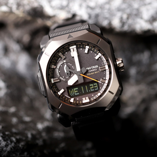Casio men's watch protrek outdoor mountaineering watch sports ...