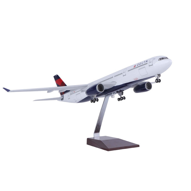 Delta Airlines Airbus A330 simulated passenger aircraft model boy gift ...