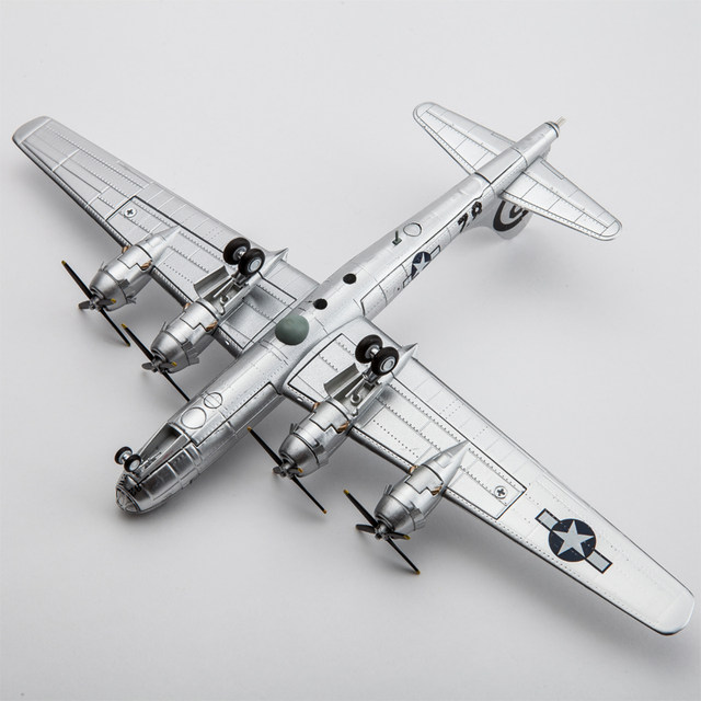 1:144 simulated alloy World War II B29 Super Flying Fortress bomber aircraft model Hiroshima ...