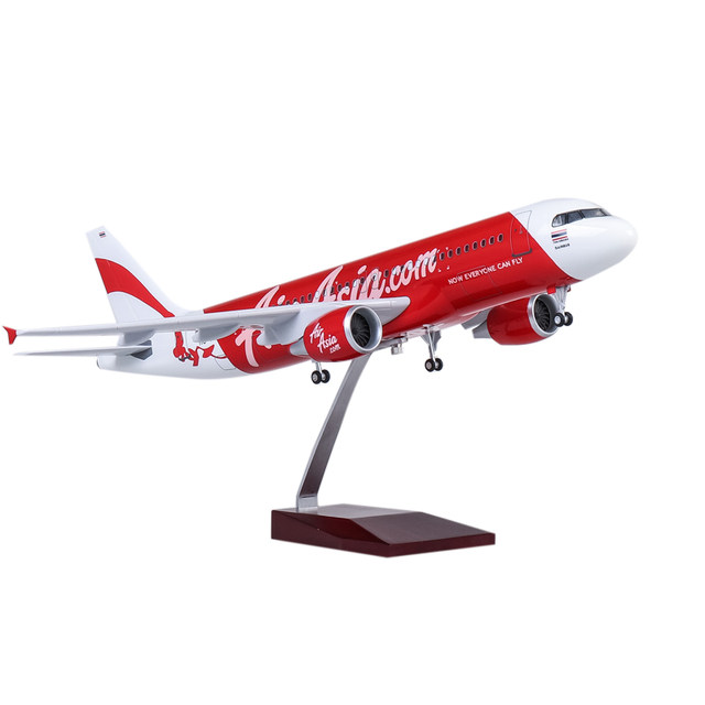 1:80 AirAsia AirAsia passenger aircraft model Airbus A320 simulation ...