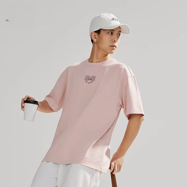Li-Ning Short-Sleeve T-Shirt, Unisex, Round Neck, Spring and Summer ...