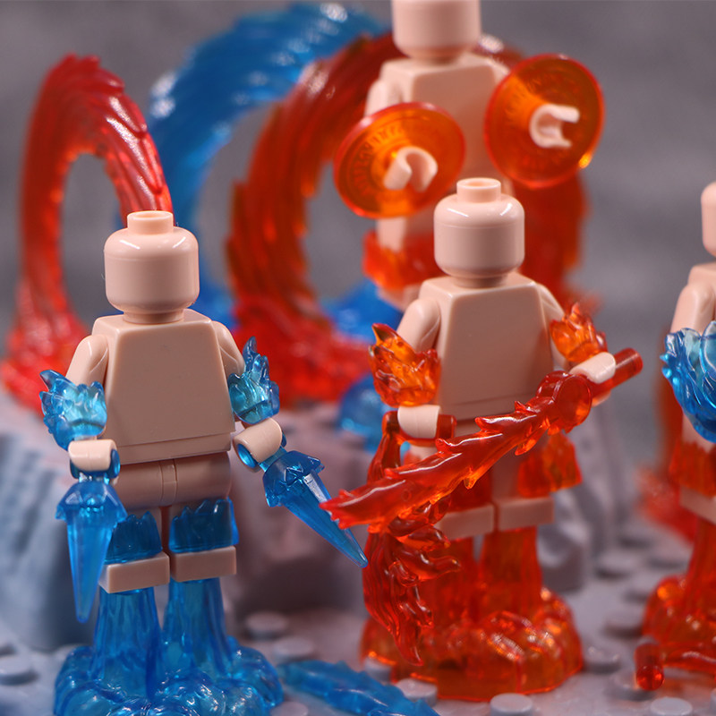 Compatible with LEGO three-party MOC building block minifigure ...