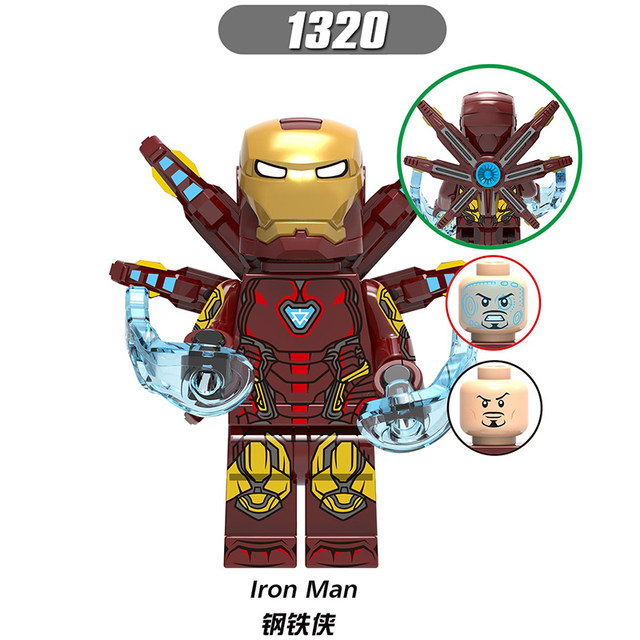 X0265 building block minifigure Iron Man MK85 Hawkeye first generation ...