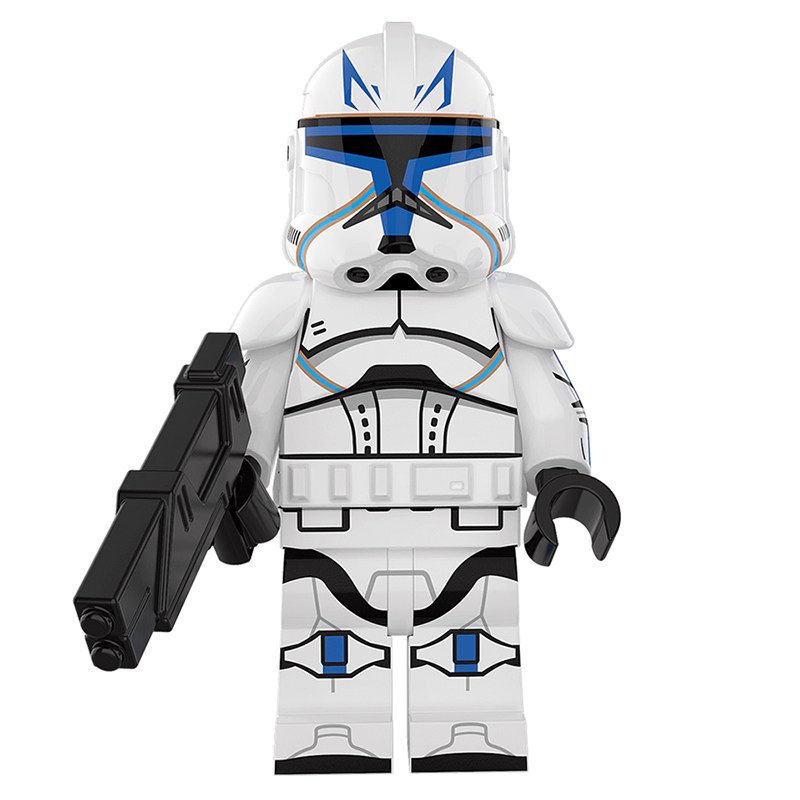 Compatible with domestic Star Wars KT1042 Blue Clone Trooper 501 Legion ...