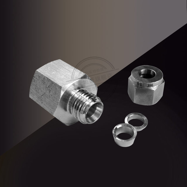 304 stainless steel inner wire ferrule joint inner thread straight ...