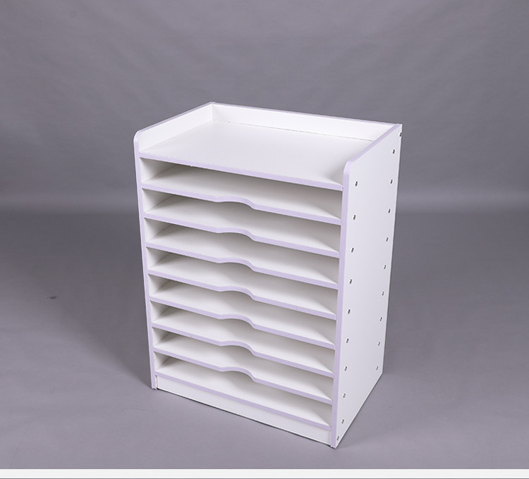 Kindergarten drawing paper storage cabinet 4k color rice paper storage rack