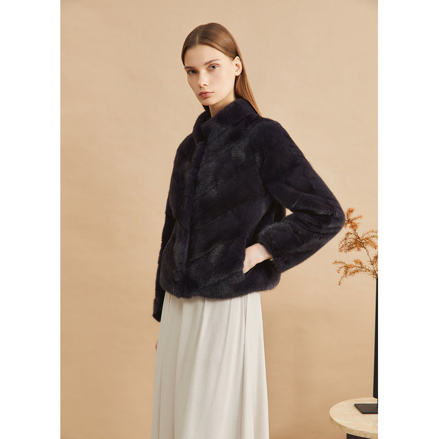 YINER exclusively selects 2024 new winter style luxury full mink fur ...