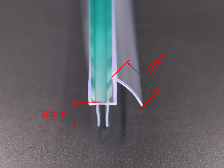 Shower Room Glass Door Bottom Water Retaining Strip