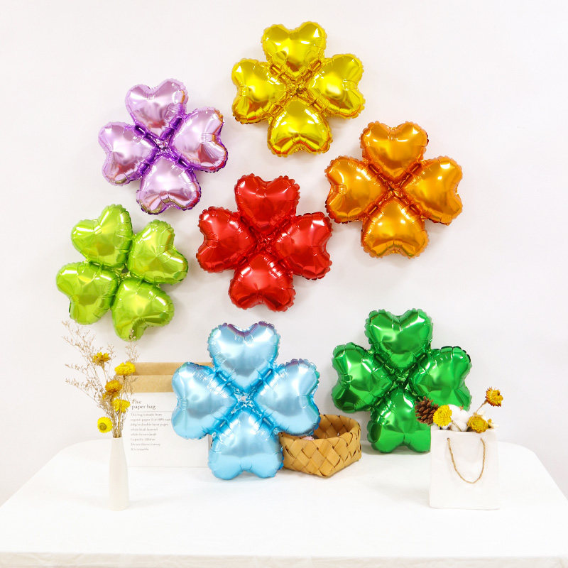 Four-Leaf Clover Balloon Arch for Parties and Celebrations
