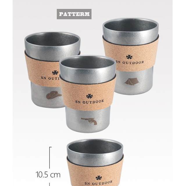 Outdoor cup camping set tableware wine glass camping cup picnic ...