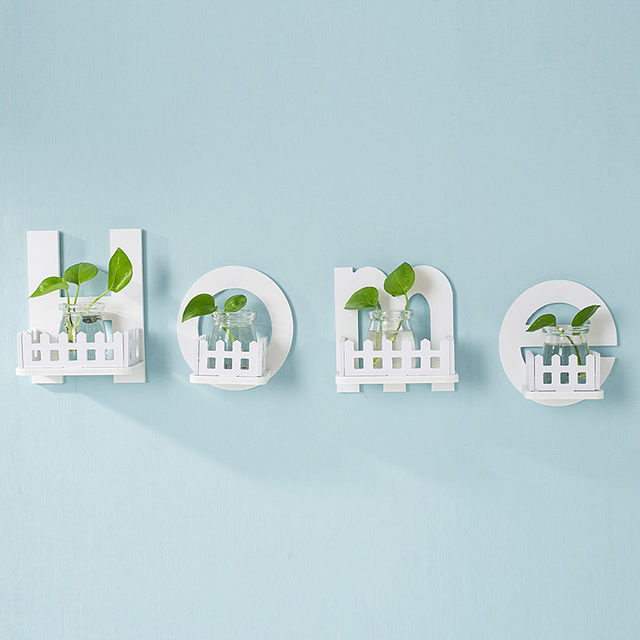 Creative wall rack wall flower rack hydroponic plant wall hanging wall ...