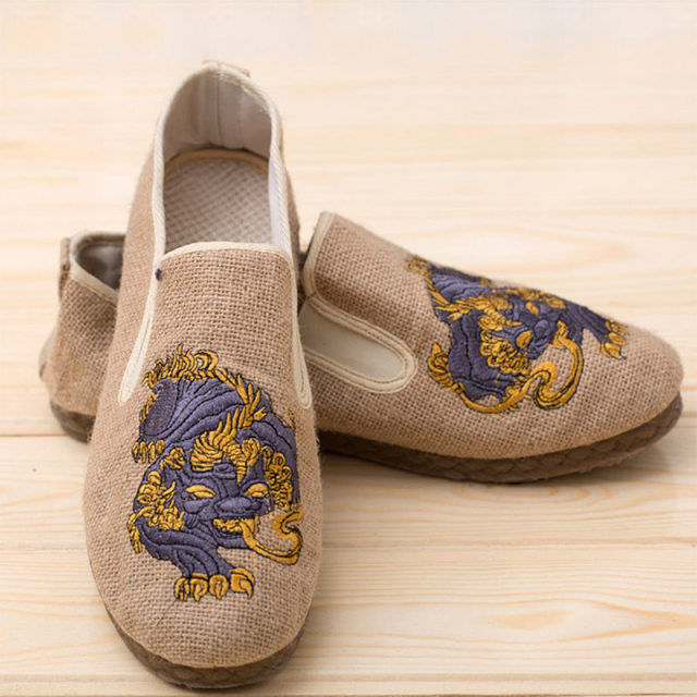 Spring and summer seasonal cotton hemp, hemp, bleaching cloth shoe ...