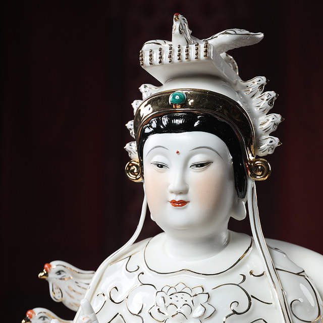 Dai Yutang Ceramic Ornaments the Mother-Of-Pearl Goddess Statue"" Dehua ...