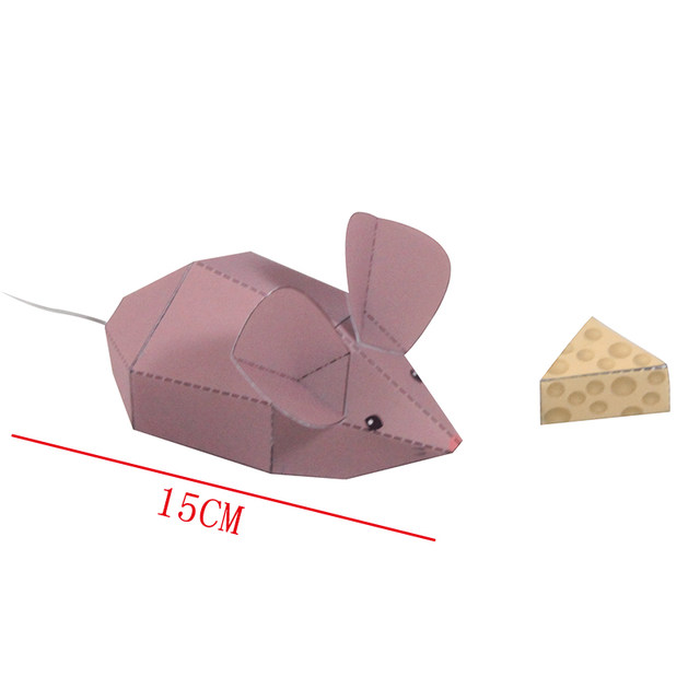 Children's simple 3D origami three-dimensional paper model handmade diy ...