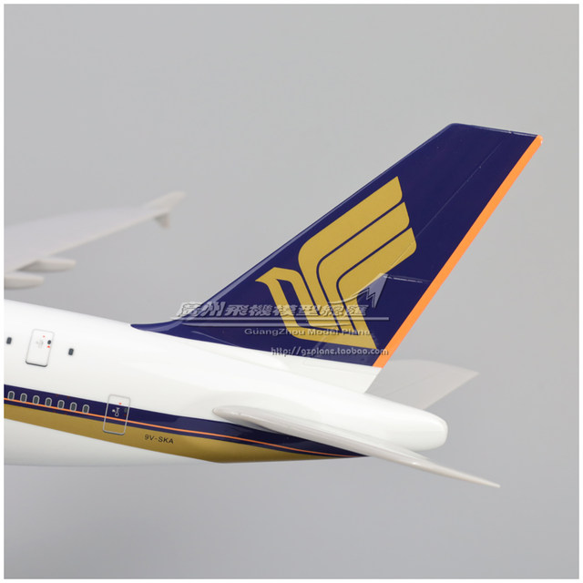 Singapore Airlines Airbus A3809V-SKA resin simulation passenger ...