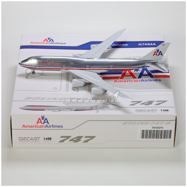 JCWINGSXX40215 American Airlines BOEINGB747-8i Simulation N748AA1: 400