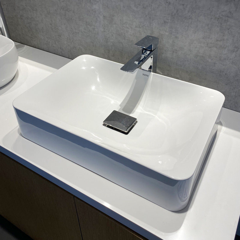 Toto bathroom jingya stone table basin pjs03w top top bash bash wash ...