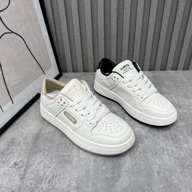 Broken code processing women's shoes 2024 spring new round head college ...