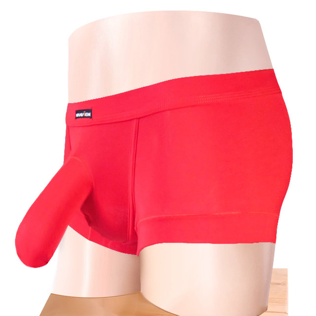 Foreskin men's elephant boxer briefs, egg compartment separation JJ set ...