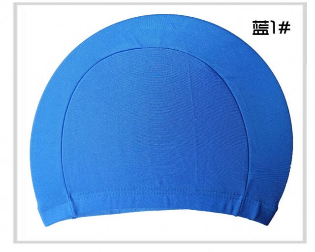 New solid color stylish comfortable swimming cap for men and women ...