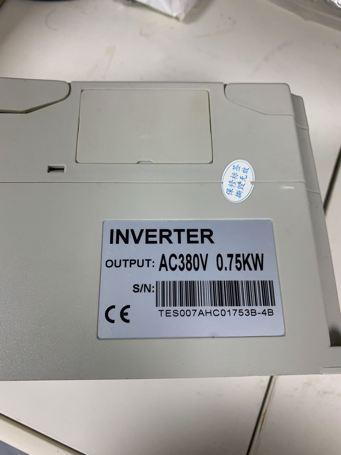 Taicheng inverter E390-A negotiation