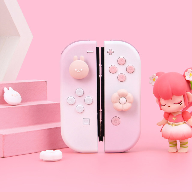 Nintendo switch rocker cap oled handle rocker cover rabbit flower ...