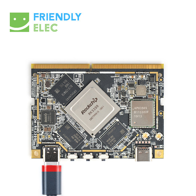 Friendly Som-Rk3399 V2 Core Board with 2/4Gb Ram, 16Gb Flash Memory ...