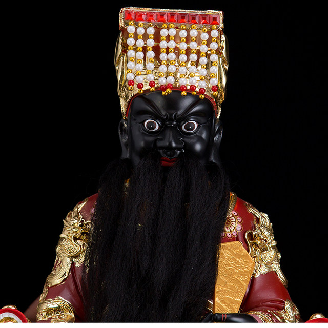 Resin Yama King Statue 12/16/19 Inch FRP Painted Yama Hell Figure Craft ...