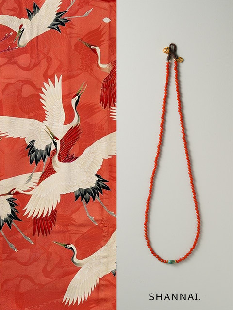 shannai original persimmon Ruyi natural southern red necklace for women ...